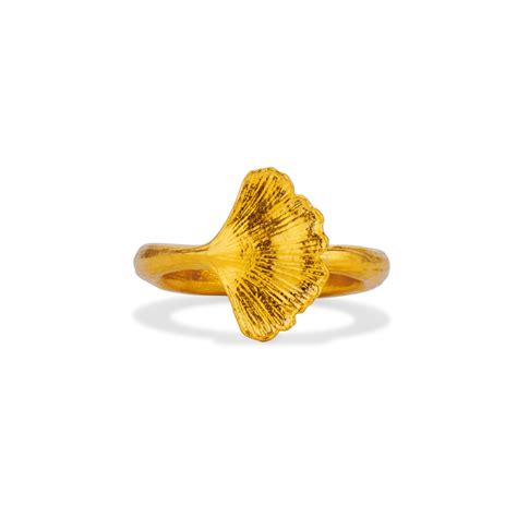 Ginkgo Leaf Ring Menē