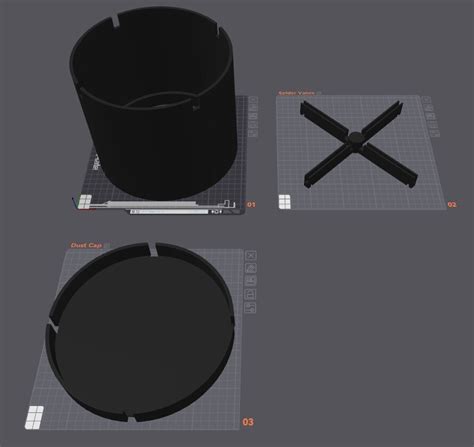 🛡️ Rasa 8 Short Dew Shield With Diffraction Spikes・free 3d File For ・cults 🛡️ Rasa 8 Short Dew Shield With Diffraction Spikes・free 3d File For ・cults