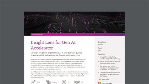 Insight Lens For Gen Ai Accelerator Insight