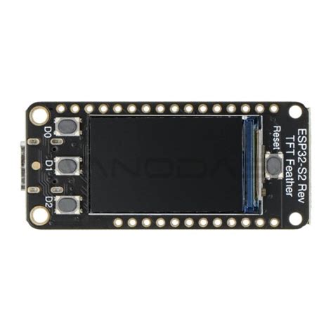 Plunksna Esp32 S2 Reverse Su Tft Ekranu Wifi Modulis Gpio 4mb Flash 2mb Psram Adafruit