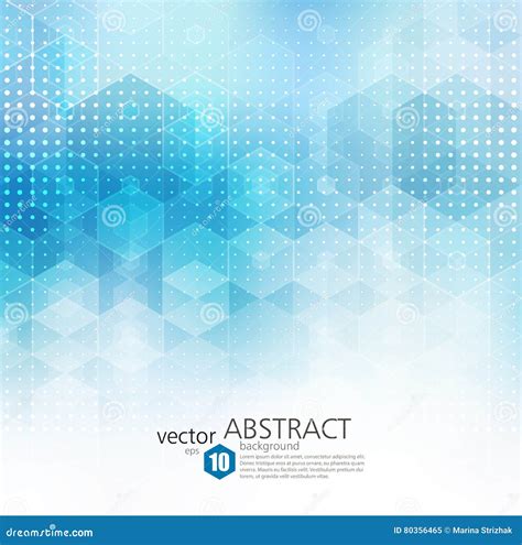 Vector Abstract Geometric Background Template Brochure Design Stock