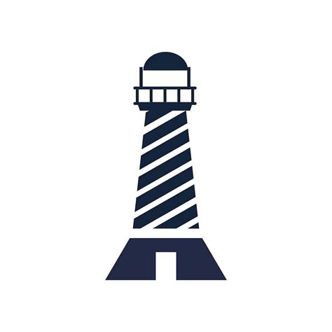 등대 로고 벡터 Ai Eps Uidownload