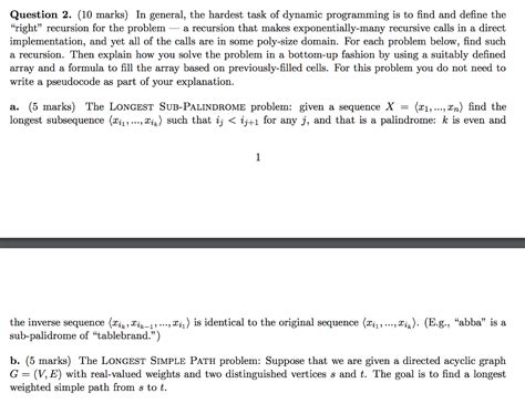 solved in general the hardest task of dynamic programming
