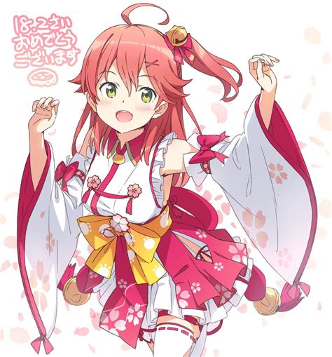 Kanza Kihiro Artist Of Eromanga Sensei And Himemori Luna Drew Sakura Miko For Her Birthday R