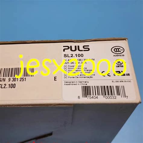 1pc New Puls Sl2100 Power Supply Dc24v 25a Ebay 1pc New Puls Sl2100 Power Supply Dc24v 25a Ebay