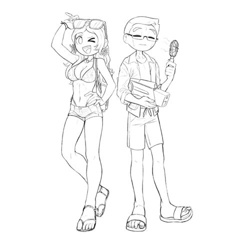 Rule 34 1boy 1girls Beach Bikini Breasts Clothed Clothing Doan Papa