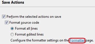 Java Coding Style In Eclipse Stack Overflow