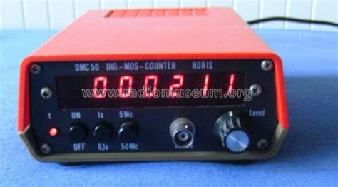 Noris DIG MOS Counter DMC Equipment Conrad Electronic Radiomuseum Org