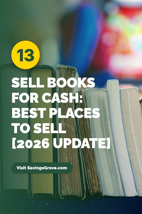 Sell Books For Cash 13 Best Places To Sell [2026 Update] Savings Grove