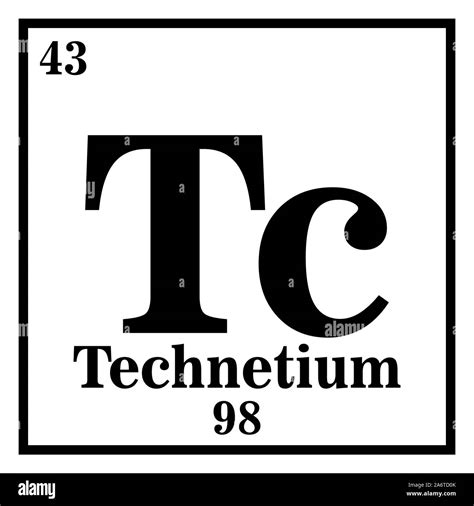 Technetium Periodic Table Of The Elements Vector Illustration Eps 10