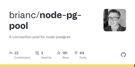 Github Briancnode Pg Pool A Connection Pool For Node Postgres