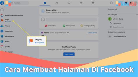 Cara Membuat Halaman Di Facebook Panduan Lengkap Teknovidia