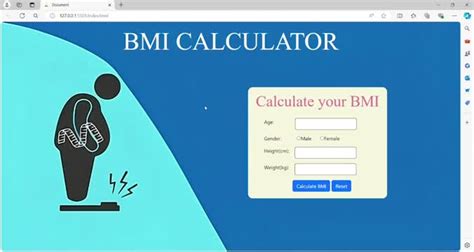 Gouri Nanda K On Linkedin Webdevelopment Javascript Html Css Bootstrap Bmicalculator…