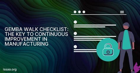 Gemba Walk Checklist Issaa