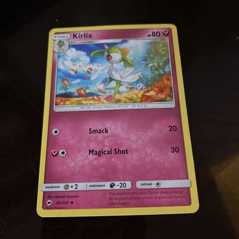 Pokemon Tcg Burning Shadows Kirlia 92147 Trading Card Regular Finish