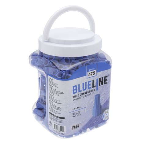 Blueline Wwc Bl J Blue Line Wire Connector Lg Jar 475 Pcs Nsi