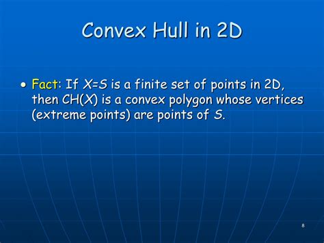 Ppt Computational Geometry 2d Convex Hulls Powerpoint Presentation