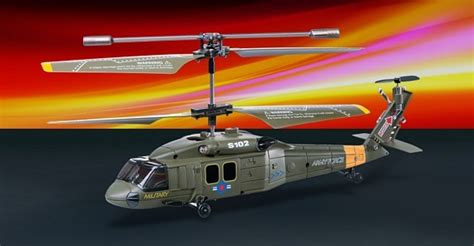Black Hawk Uh 60 Syma Or S102g Micro 3 5ch Gyro Helikopterek Mikró