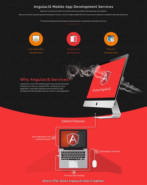 Angularjs App Development Services Web Page Design On Behance