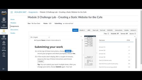 Module 3 Challenge Lab Creating A Static Website For The Cafe Part 1