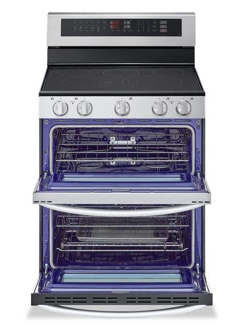 Lg 73 Cu Ft Smart Double Oven Electric Range With Probake Convec