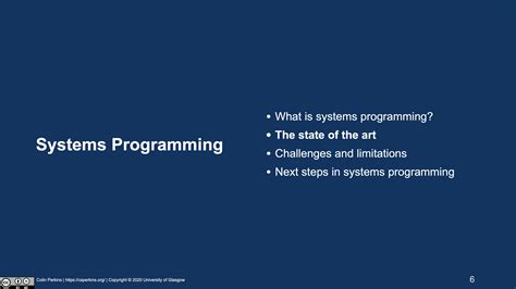 Colin Perkins Teaching 2021 2022 Advanced Systems Programming H Lecture 2 Systems