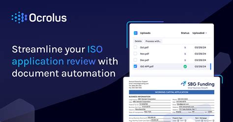 Streamline Iso Application Review With Ocrolus Document Automation