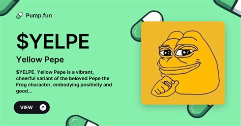 Yellow Pepe Yelpe Pump