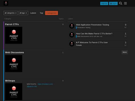 Parrot Ctfs Home