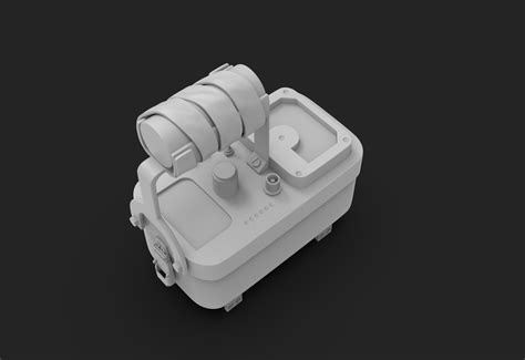 Artstation Geiger Counter Highpoly Game Assets