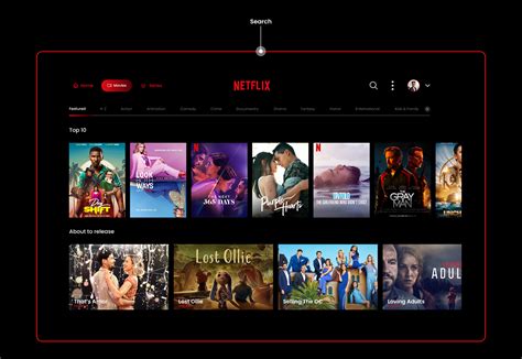 Netflix Ui Ux Design On Behance