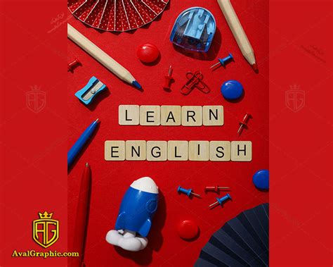 عکس برای آموزشگاه زبان انگلیسی به رنگ قرمز