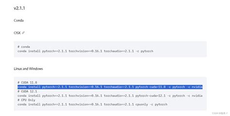 在Linux系统内使用conda安装Mamba与causal conv1d pytorch安装命令mamba CSDN博客
