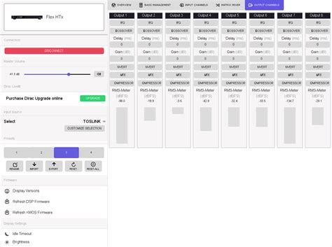 Minidsp Device Console Minidsp Flex Htx User Manual