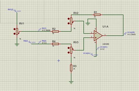 Operational Amplifier Rressure Sensor Offset Removal Electrical