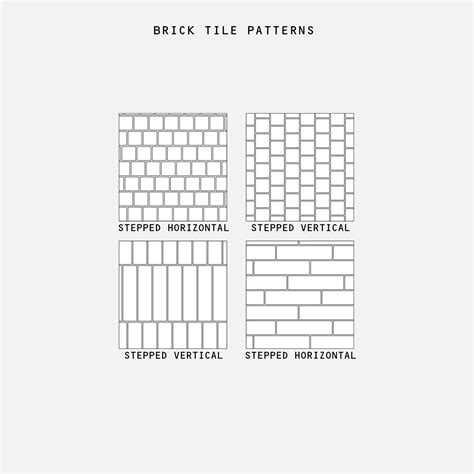 Illustrator Brick Tile Patterns Pack