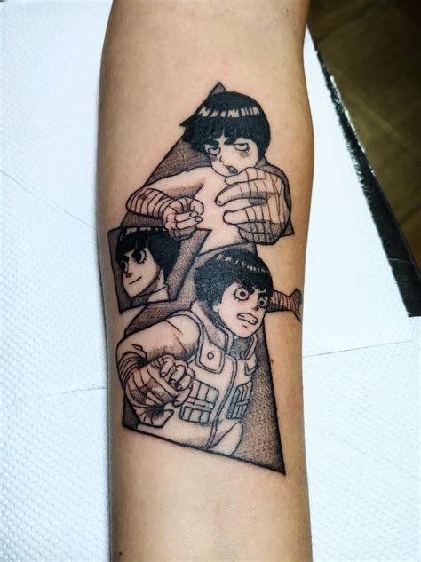 Rock Lee Tattoo Naruto Palavras Para Tatuagem Tatuagem Do Naruto