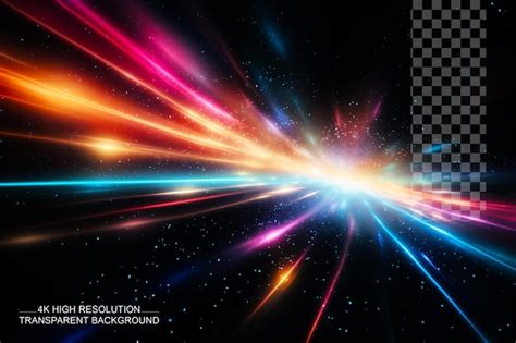 Premium Psd Luminous Galactic Trails Galaxies Leaving Luminous Trails