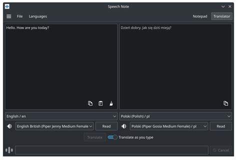 Speech Note Linuxphoneapps