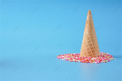 Dessert Ice Cream Creative Posing Background Creative Ice Cream
