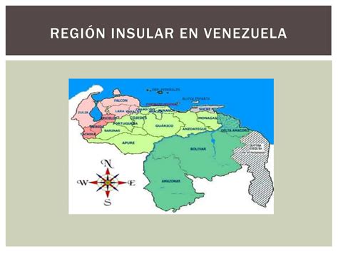 Mapa De La Región Insular De Venezuela Con Sus Estados Pptx