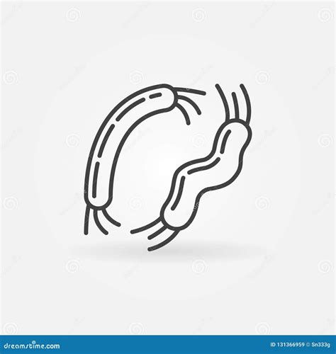 Pathogen Vector Concept Virology Icon In Thin Line Style Stock Vector Illustration Of Abstract