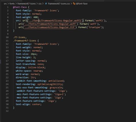need help with icons framework7 forum