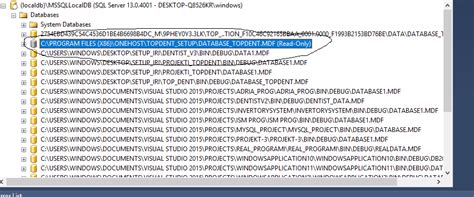 Project After Install Database Readonly How To Remove It