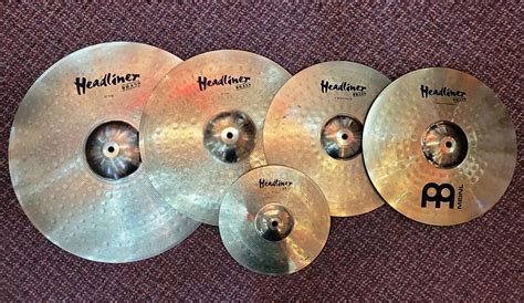 Meinl Headliner Brass Cymbal Pack With Bag Reverb Uk