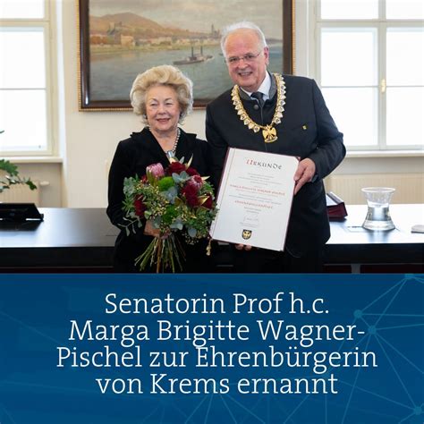 Danube Private University Austria Dpu S President Marga Brigitte Wagner Pischel Awarded