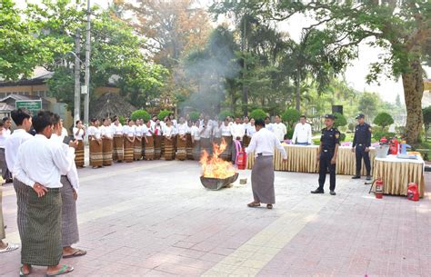 နိုင်ငံတော် ပရိယတ္တိသာသနာ့တက္ကသိုလ် မန္တလေး ၌ မီးဘေးအန္တရာယ် ကြိုတင