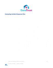 DT Report Evaluation Of IRP Final Docx Evaluating Incident Response