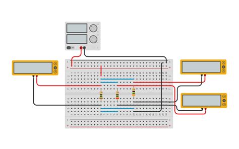 Circuit Design Lab 2a Parallel Circuit Voltage Tinkercad