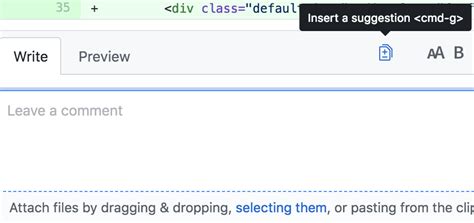 new github feature suggestions icon is not showing up when refined